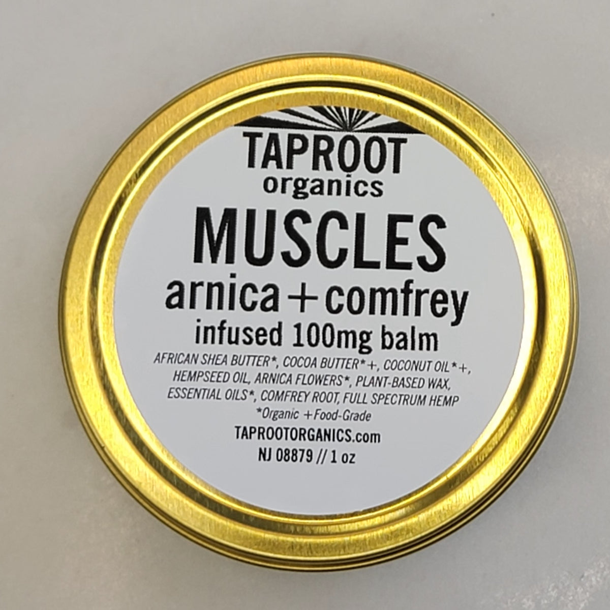 Hemp Arnica MUSCLES Balm for sore / pain relief – Taproot Organics